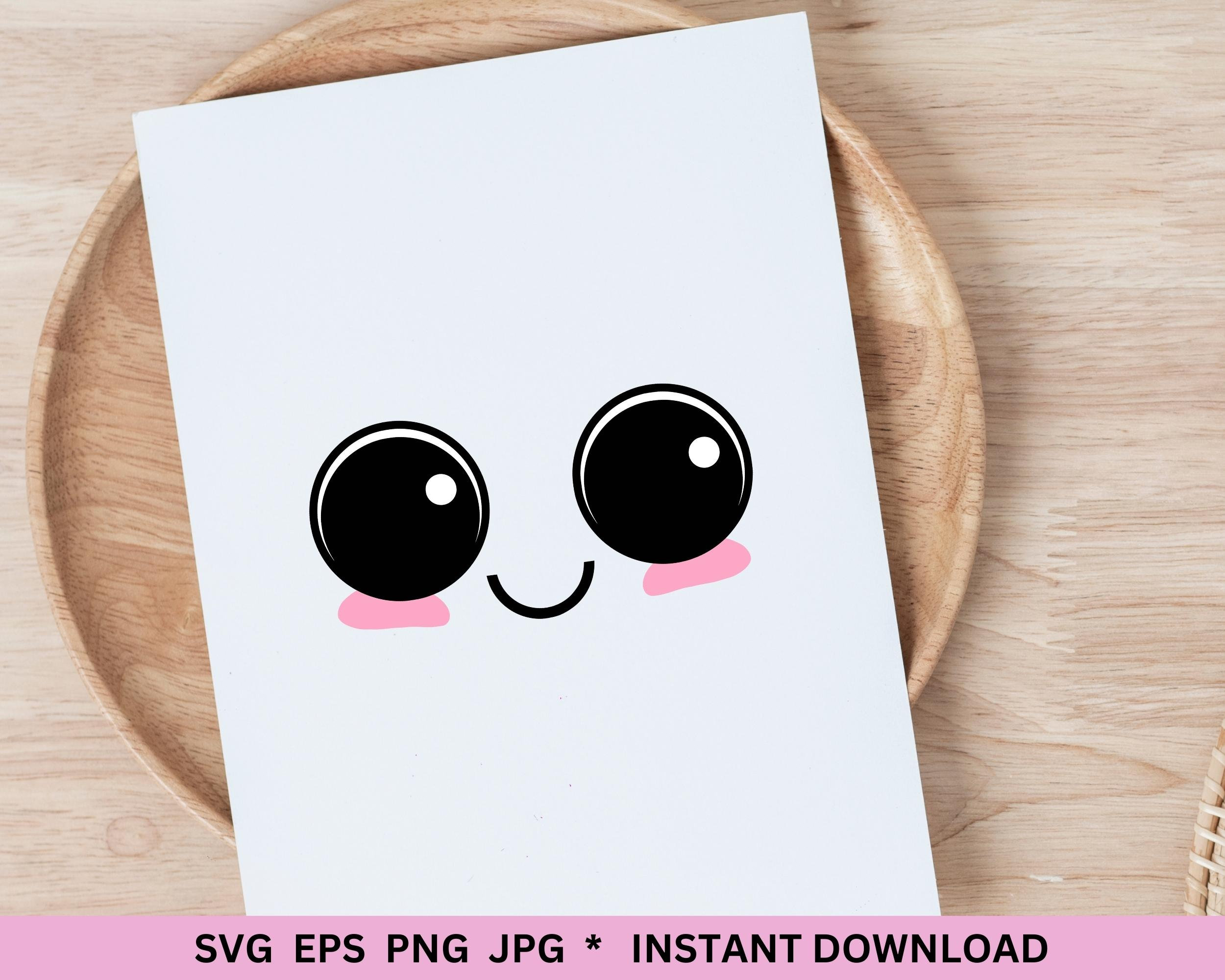 Eyes Svg Bundle, 12 Cute Cartoon Eye Png, Kawaii Googly Eyes Clipart ...