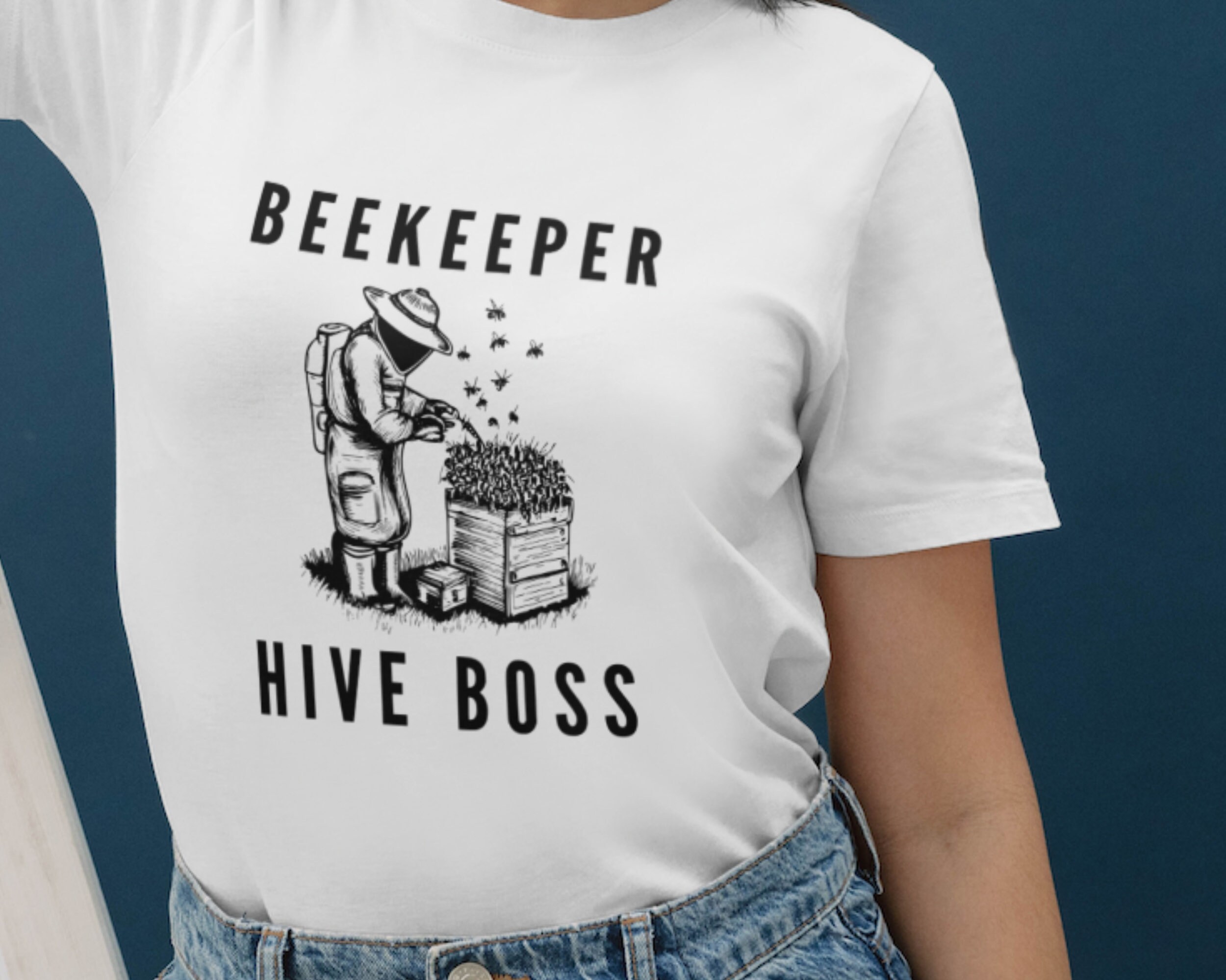 Beekeeper: Hive Boss Svg, Beekeeper Design for Shirt, Beekeeping Hobby ...
