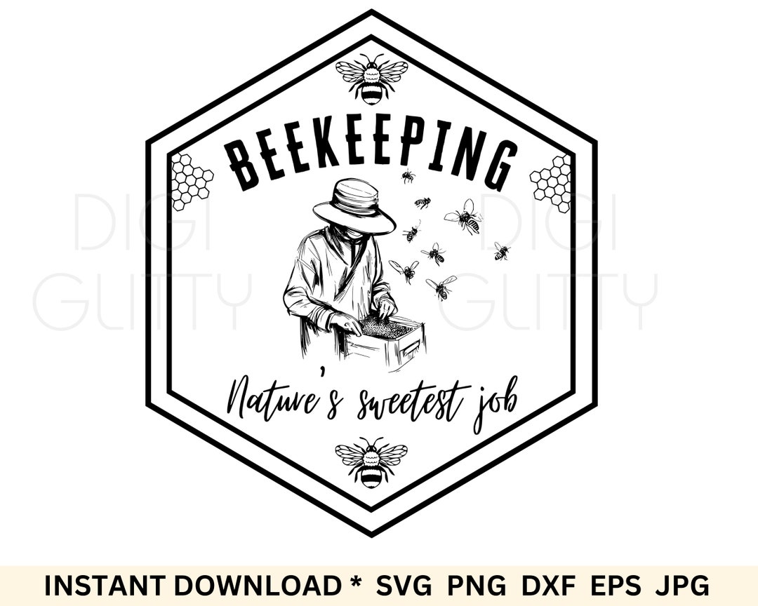 Beekeeping SVG, Beekeeper Design for Shirt, Nature-inspired SVG ...