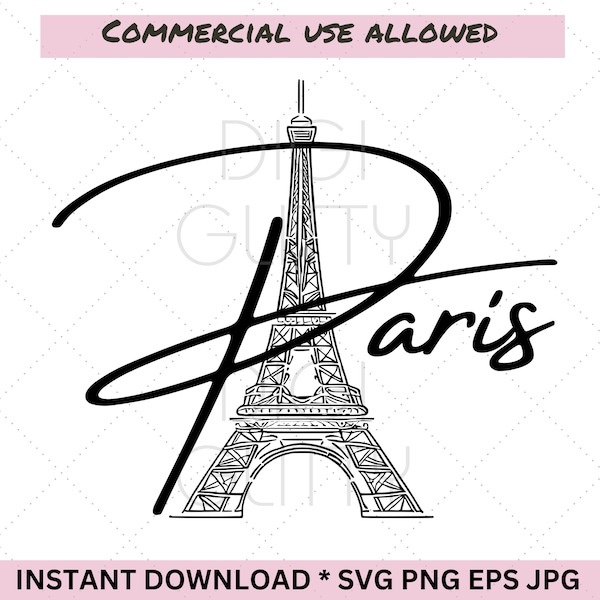 Paris Png - Etsy