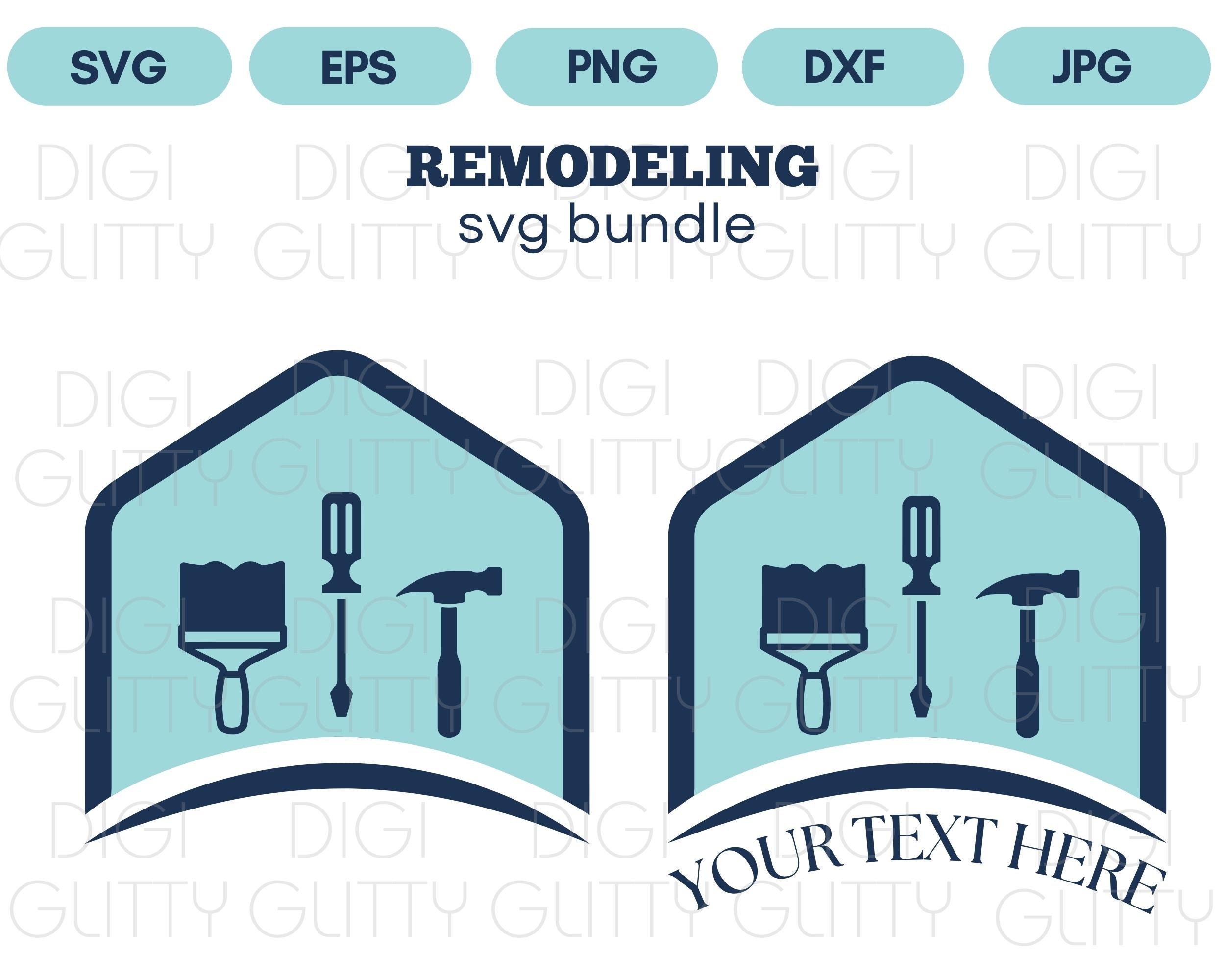 Remodeling SVG Bundle Home Improvement House Painting Logo - Etsy