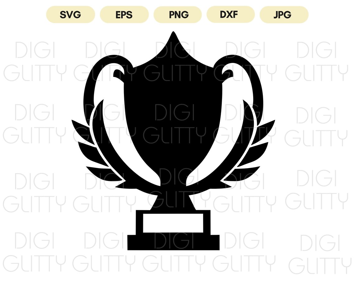 Trophy Cut File Bundle, 11 Svg Designs for Cricut and Silhouette ...