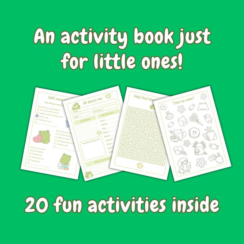 The Little Space Activity Book by Little One | Froggy Frog Froggie ...