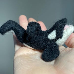 Tiny Needle Felted Orca - Etsy