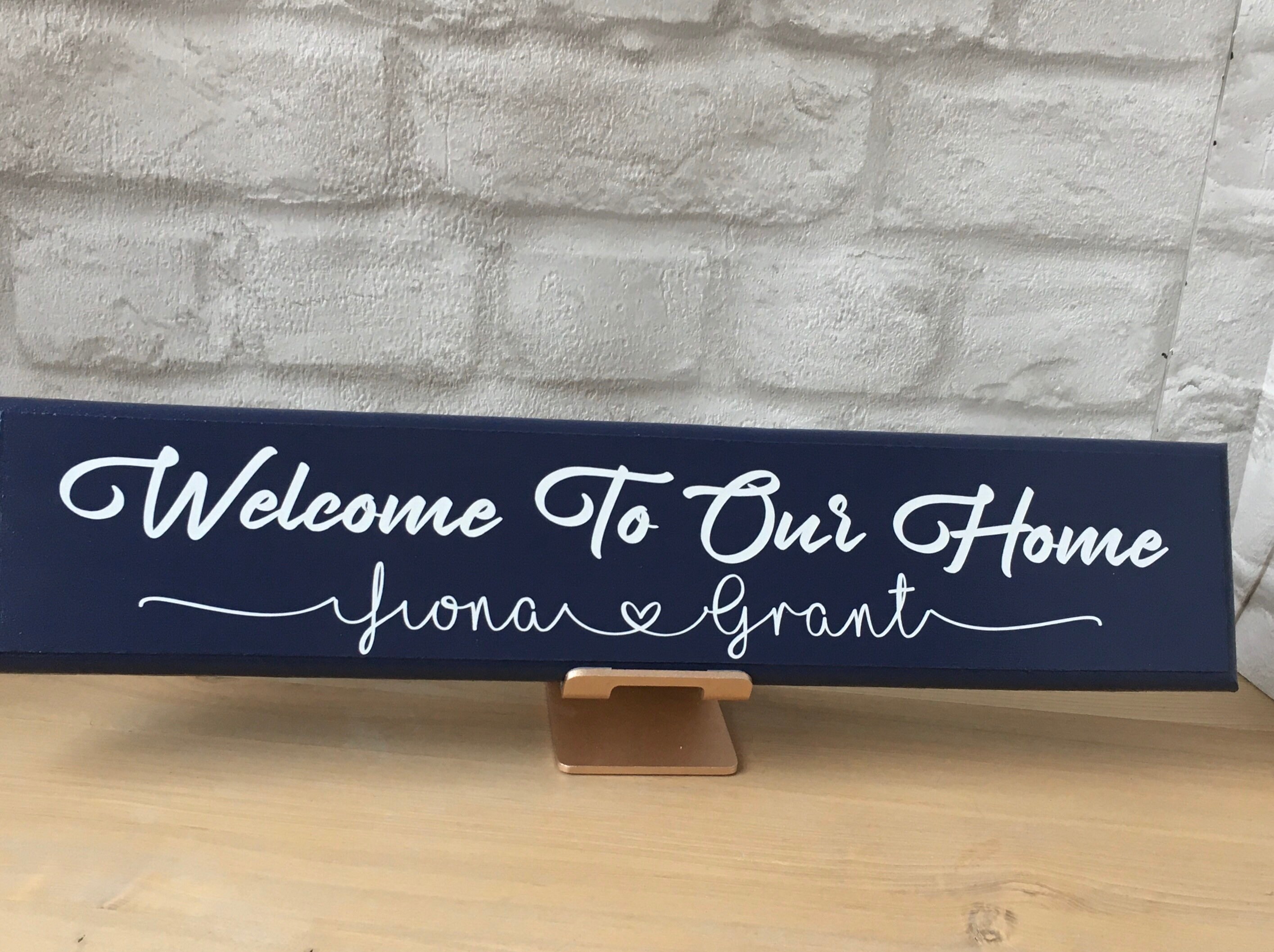 Welcome Sign Wall Art for New Home Personalised Custom Sign - Etsy