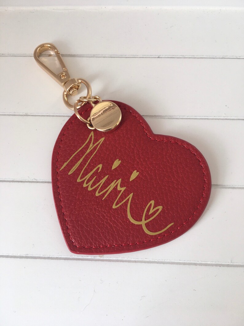 Heart Key-ring, Present for Best Friends Birthday, Mum Key-ring, Bag ...