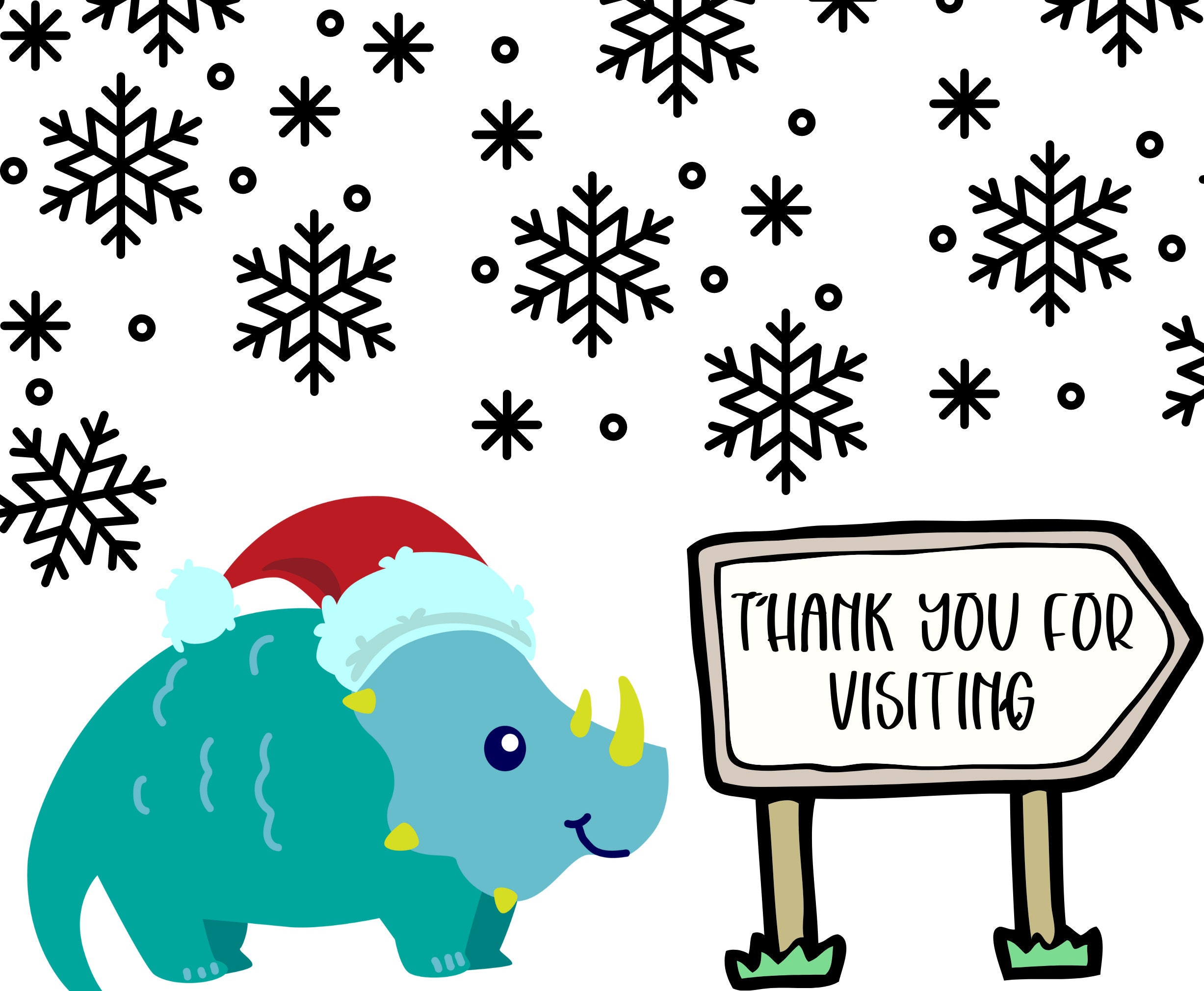 Dinosaur Christmas Card Printable, Holiday Sationary Cards, Dino - Etsy