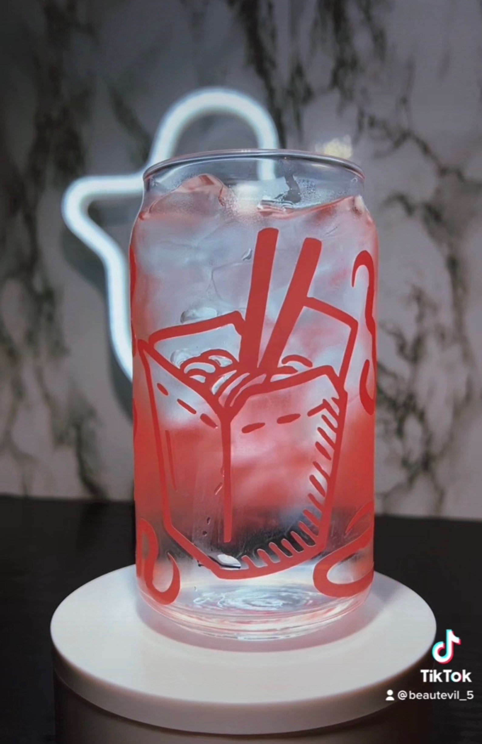 Lost Boys David Color Changing Red Permanent Vinyl on Libbey - Etsy