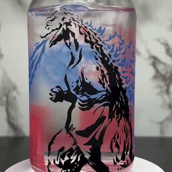 Godzilla Glass - Etsy