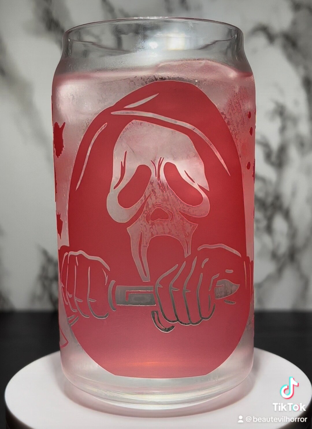 Scream Carpenter Sisters Color Changing Red Permanent Vinyl on Libbey ...