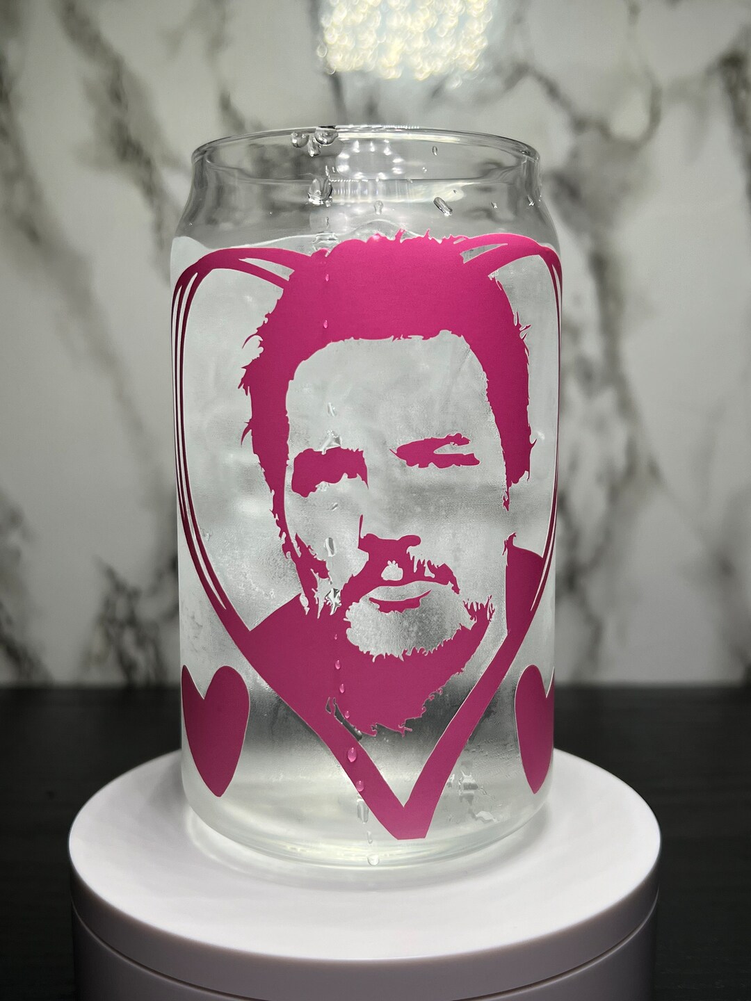 Pedro Pascal Daddys Girl Pink Color Changing Permanent Vinyl on a ...