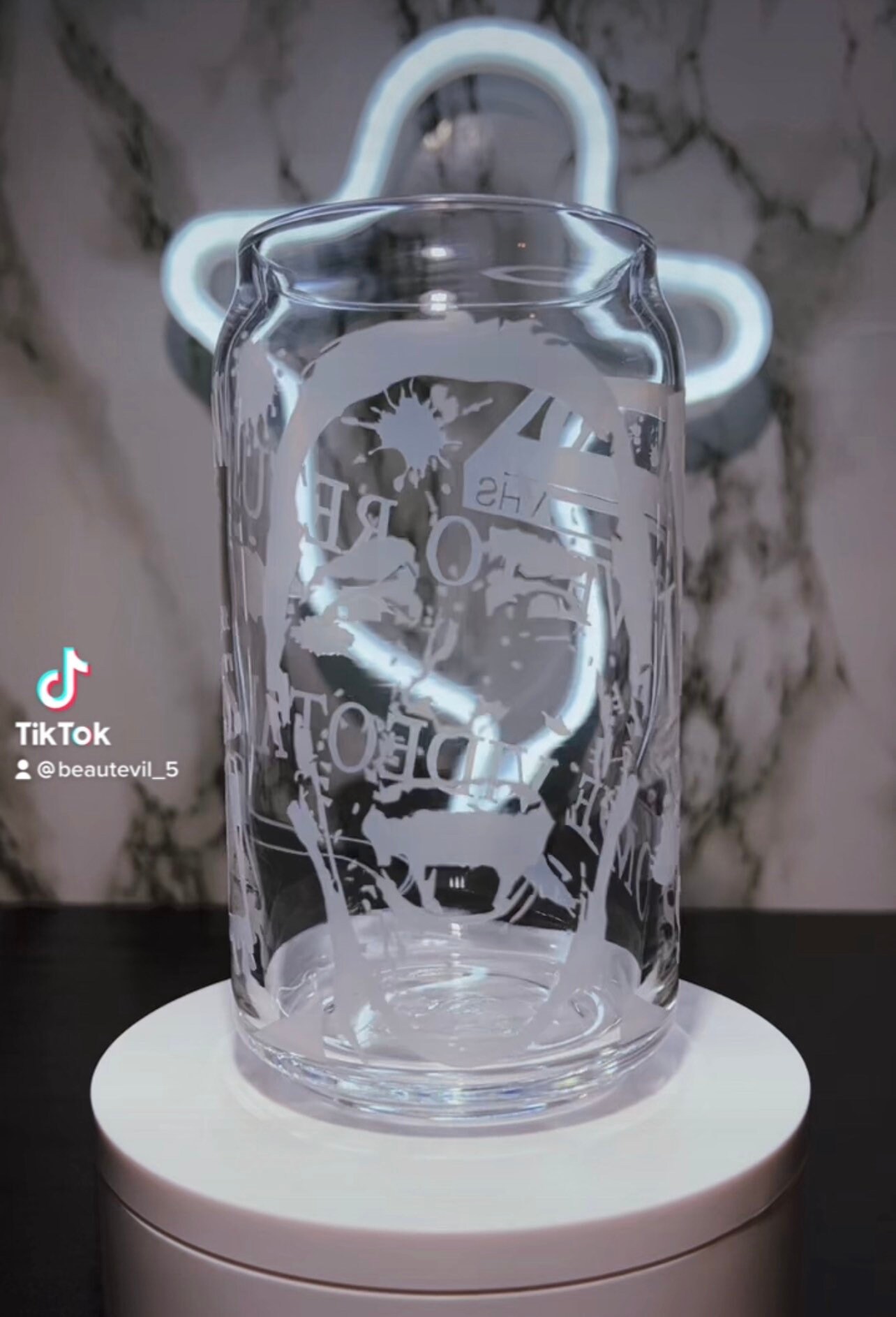 American Psycho Color Changing Red Permanent Vinyl on Libbey - Etsy