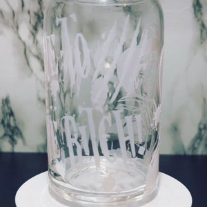 Freddy Krueger Color Changing Red Permanent Vinyl on Libbey Beer Can ...