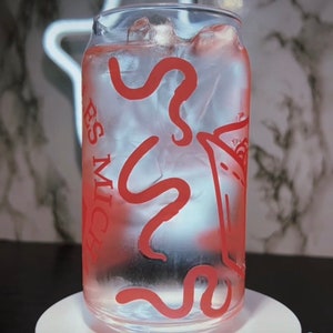 Lost Boys David Color Changing Red Permanent Vinyl on Libbey - Etsy