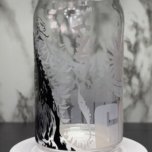 Gojira Godzilla Color Changing Permanent Vinyl on a Libbey Beer Can ...