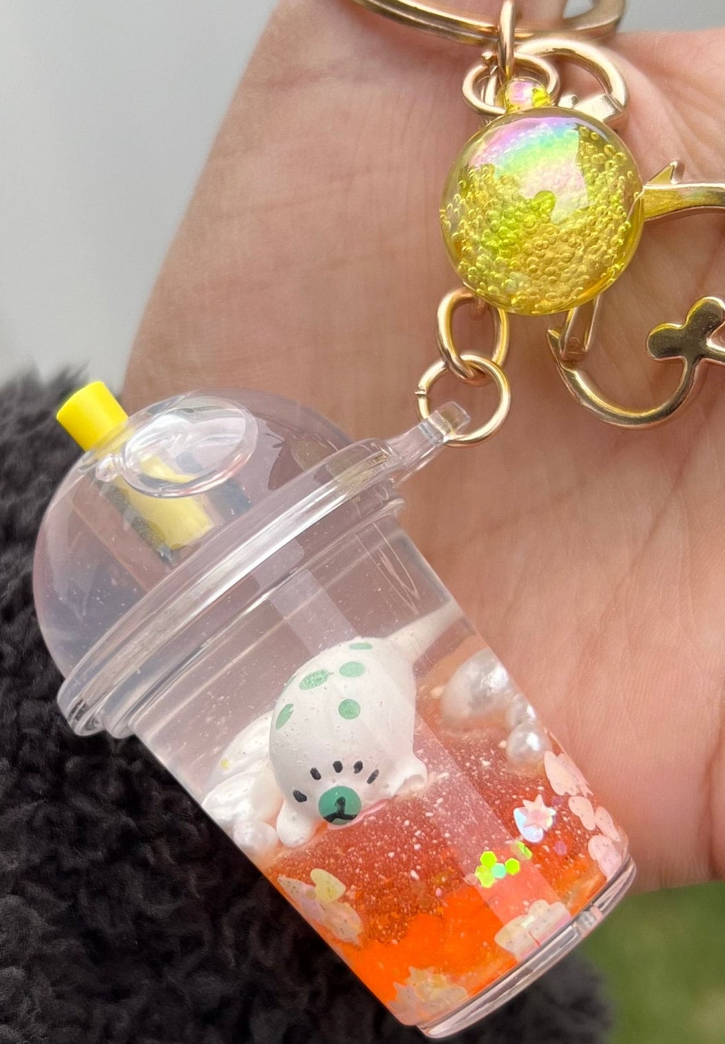 Assorted Kawaii Liquid Drink Keychains - Etsy