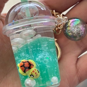 Assorted Kawaii Liquid Drink Keychains - Etsy