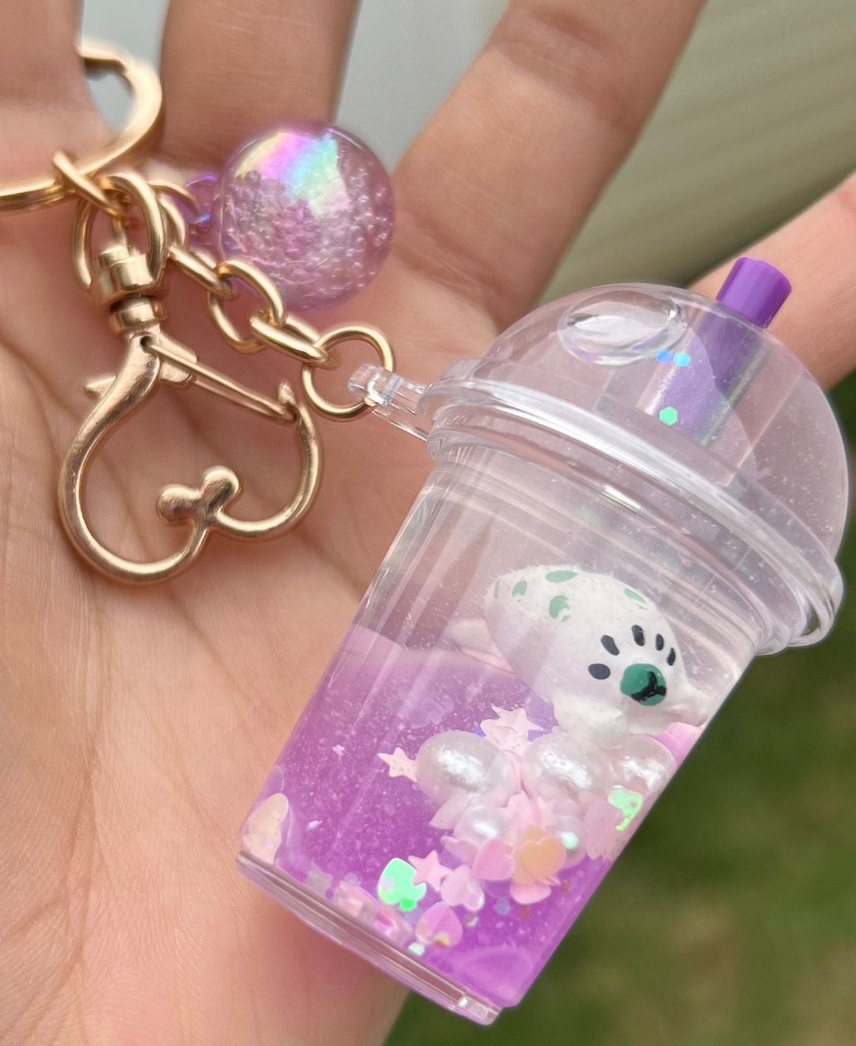 Assorted Kawaii Liquid Drink Keychains - Etsy