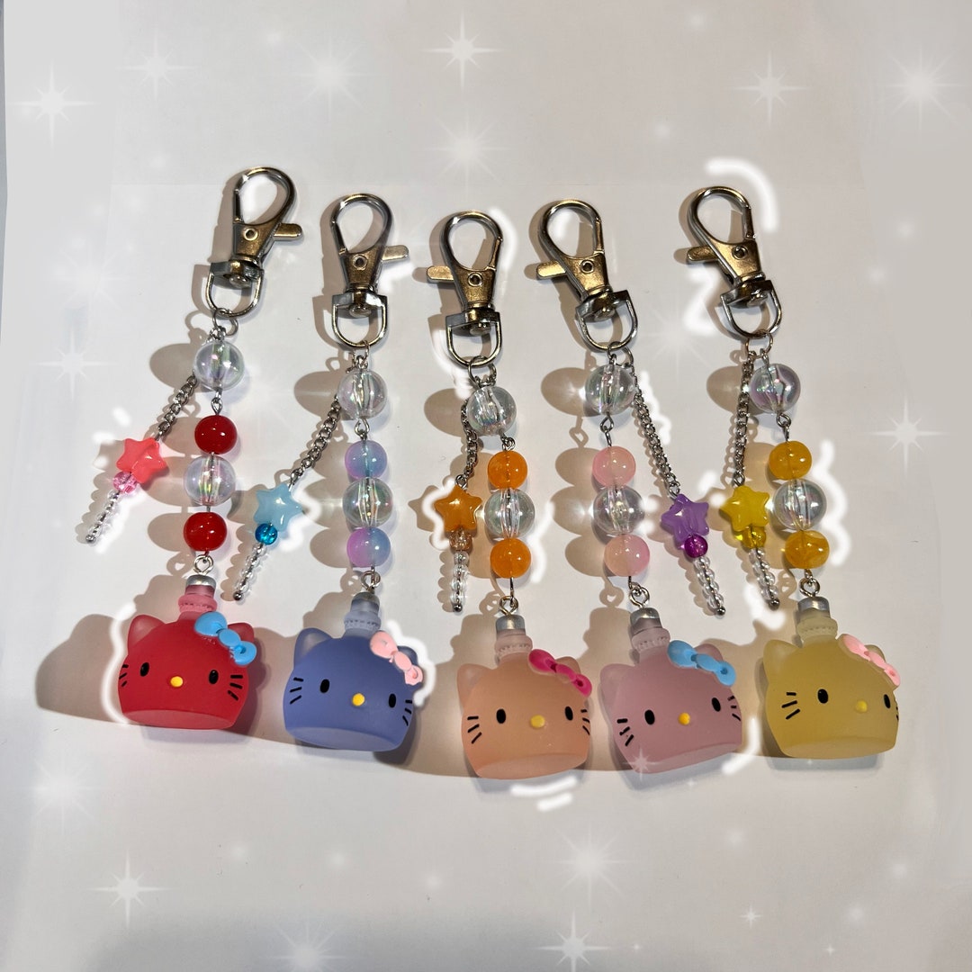 Hello Kitty Themed Keychains for Bags, Keychains, Lanyards - Etsy
