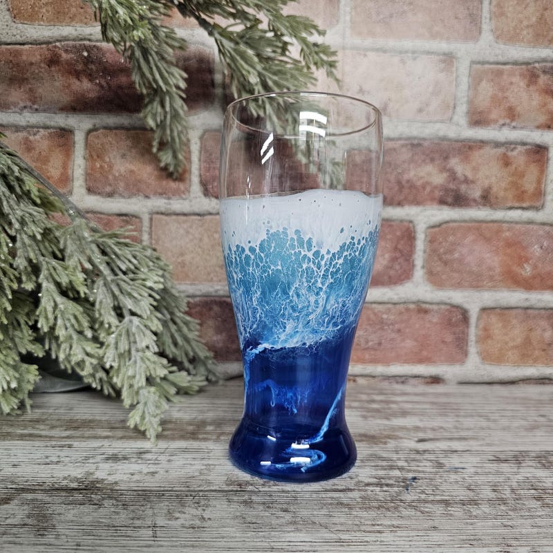 Epoxy Beer Glass - Etsy