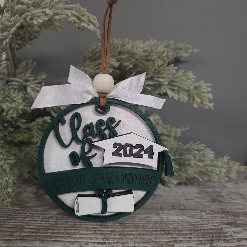 Christmas Ornaments Msu - Etsy
