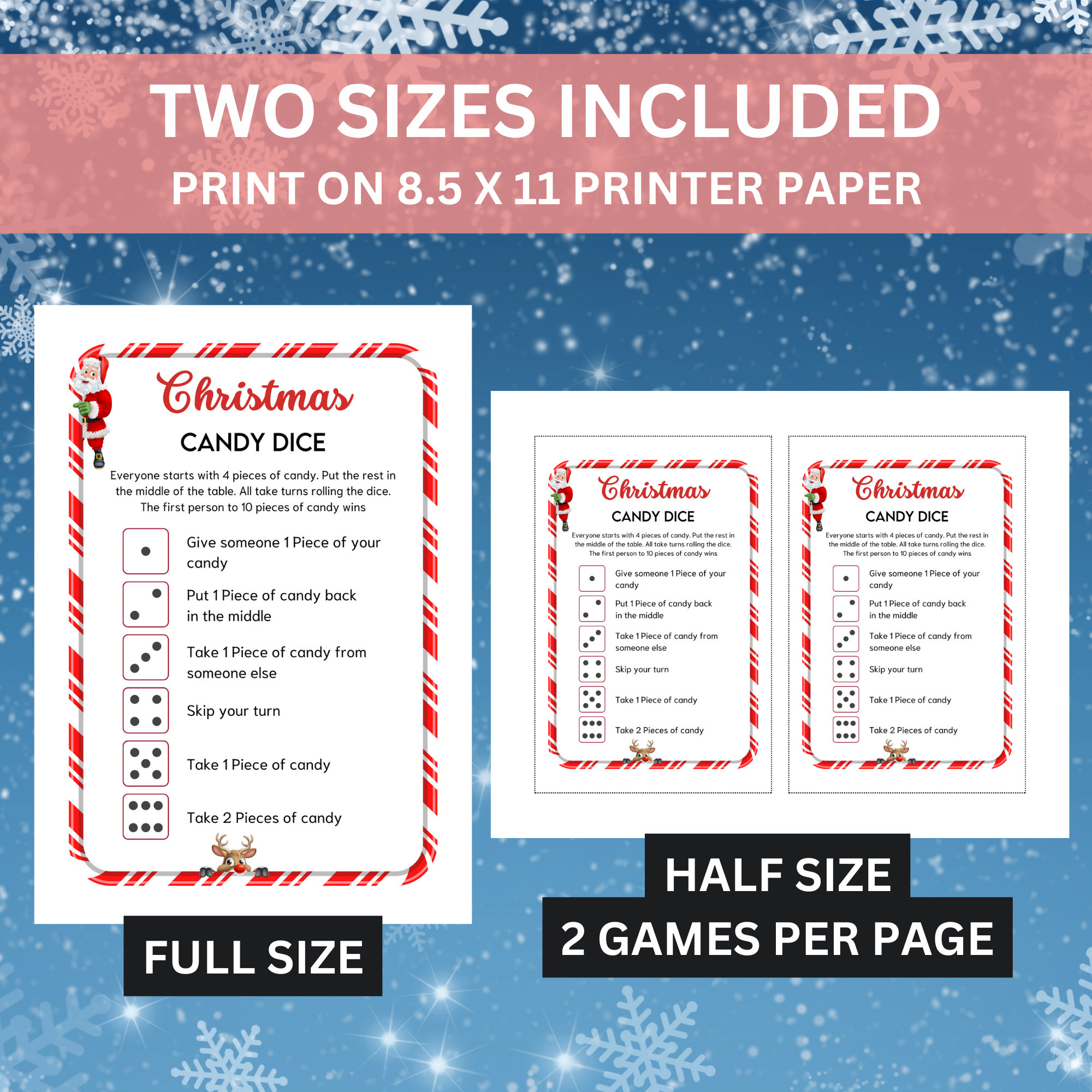 Printable Christmas Game Bundle, Christmas Party Games, Office Holiday ...