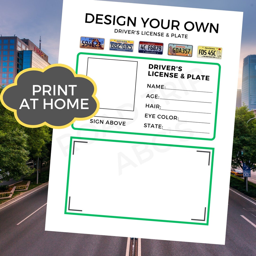 Road Trip Activity Sheet for Kids, Childrens Vacation Activity ...