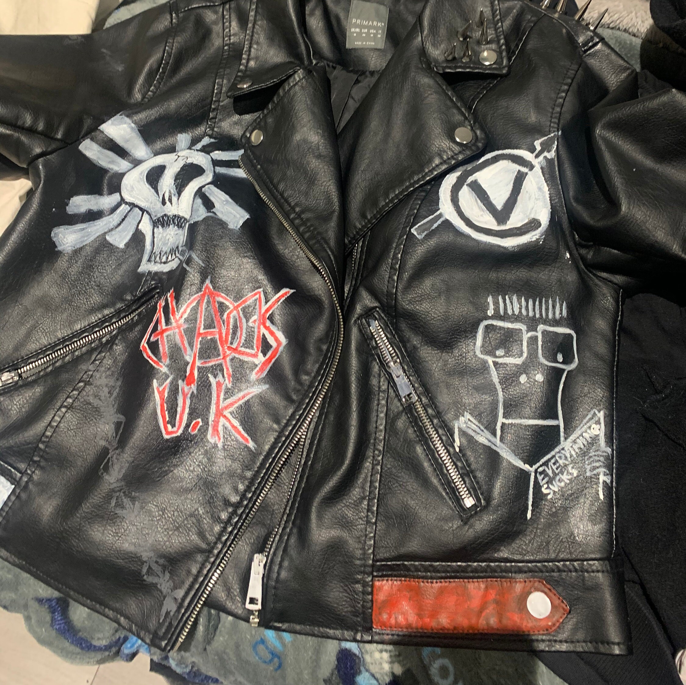 Custom punk patches/clothing | Etsy