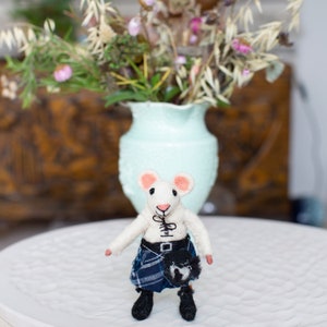 Three Scottish Kilted Mice - Etsy