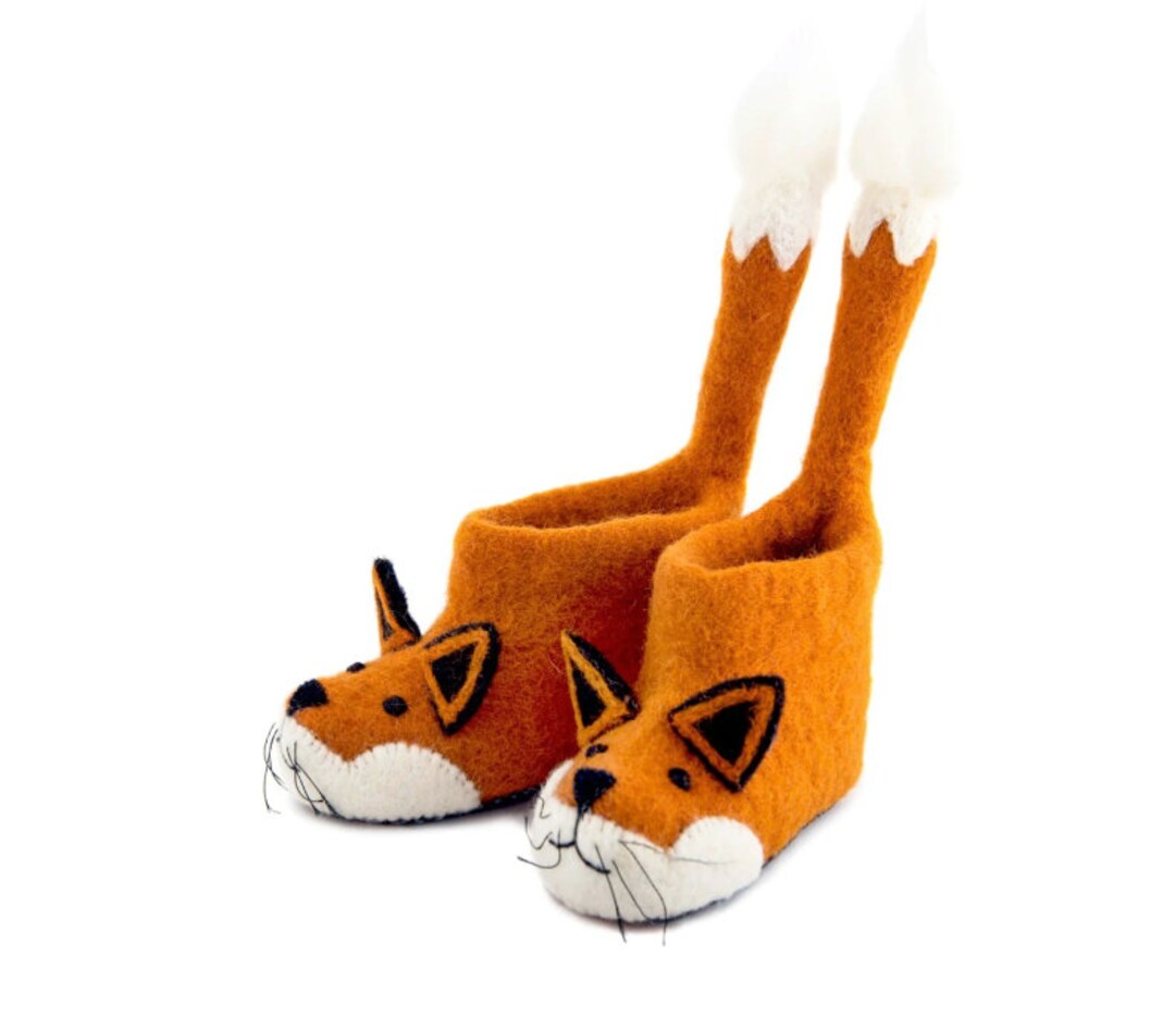 Kids' Finlay Fox Slippers - Etsy