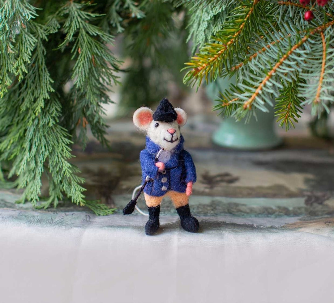 Horse Riding Mouse - Needle Felted Toy, Handcrafted Organic Wool Gift ...