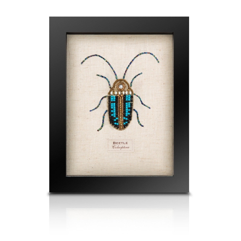 Beaded Framed Bugs - Etsy