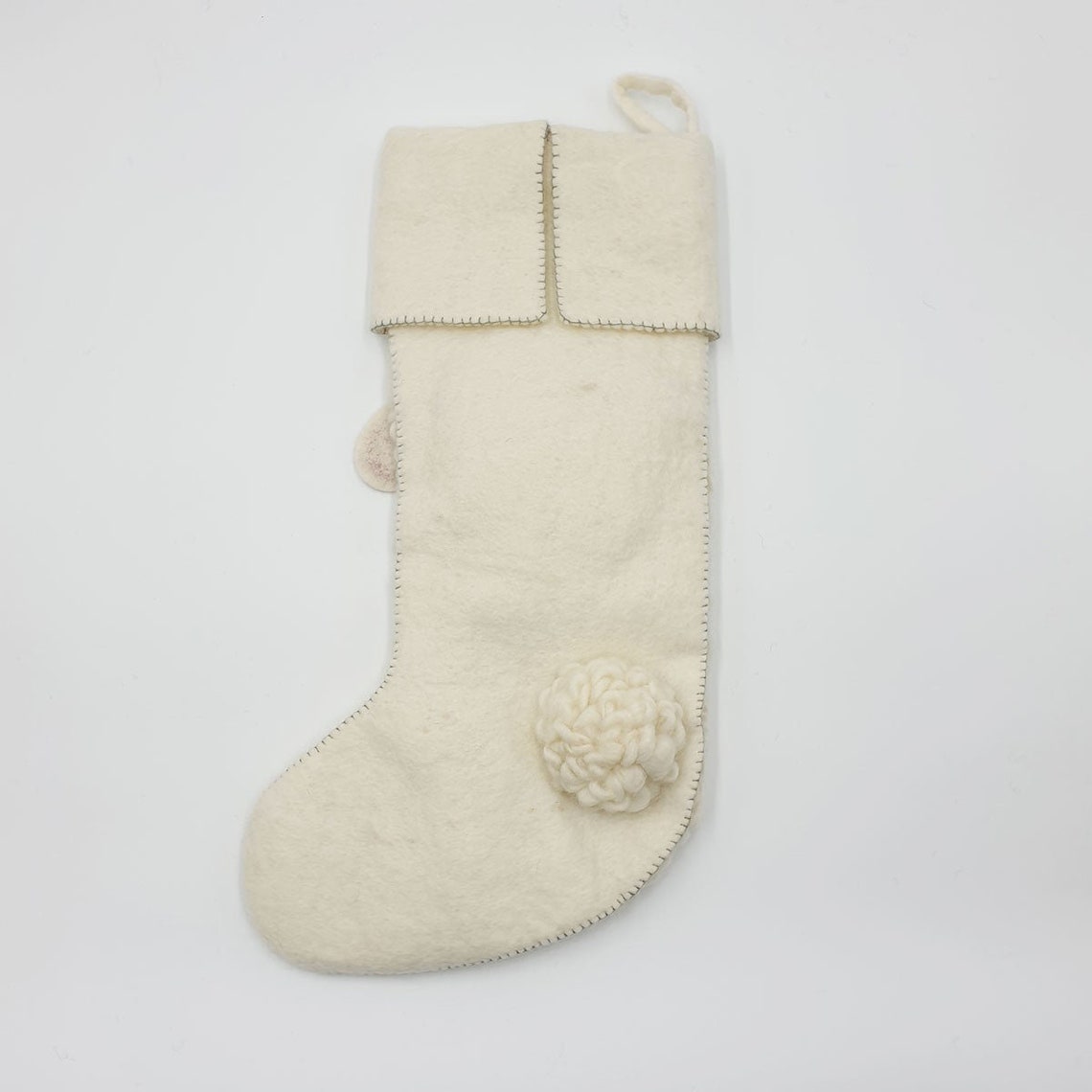 Shirley Sheep Christmas Stocking - Felted Wool -sheep Christmas ...