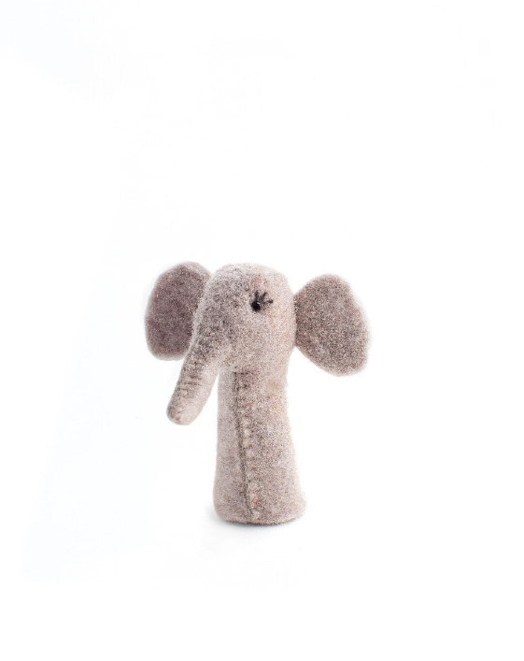 Ernest Elephant Finger Puppet Sew Heart Felt - Etsy