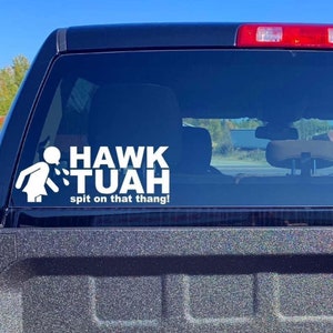 Hawk Tuah Car Decal High-quality Vinyl Sticker for Cars, Laptops, and ...