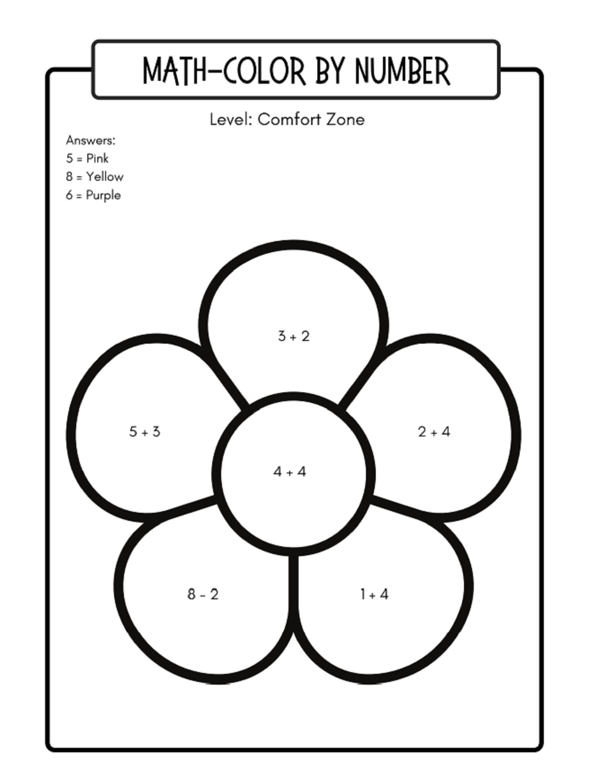 Basic Addition-subtraction Worksheets (10) - Etsy