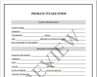 Probate Post Card - Etsy