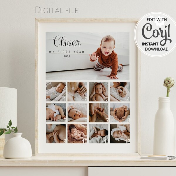Baby Photo Collage - Etsy