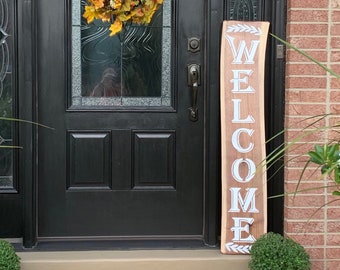 Live Edge Slab Welcome Sign - Etsy