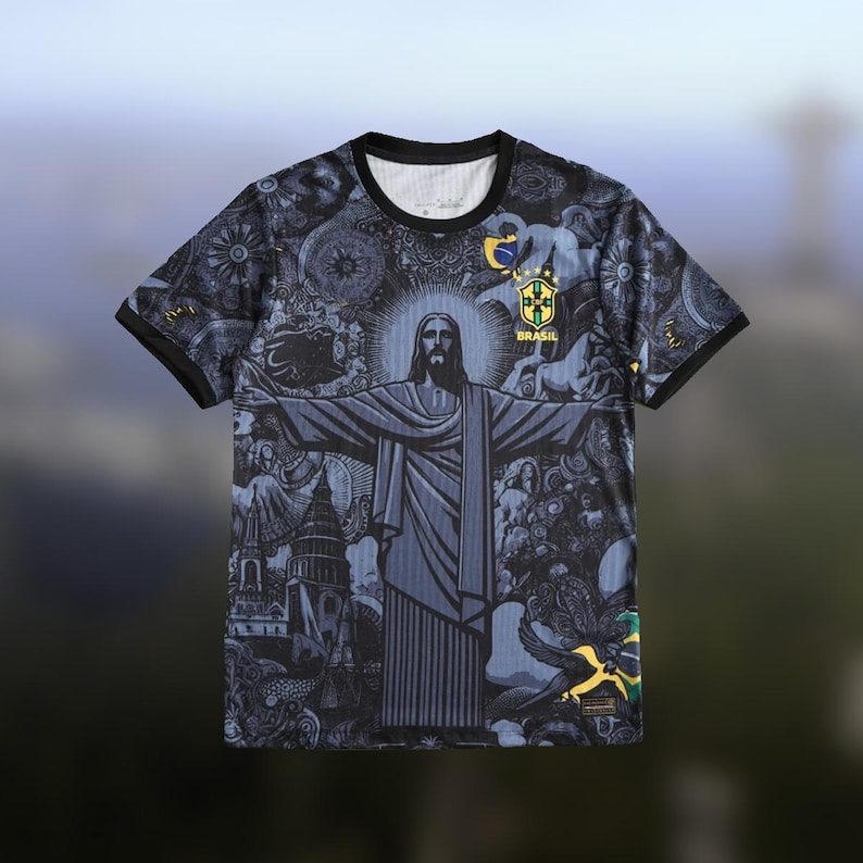 Brazil | Christ the Redeemer | Concept Jersey - Etsy