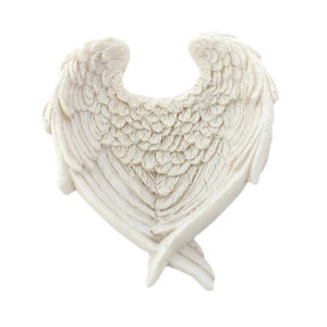 Angel Wing Dish, White Angel Wings Trinket Dish, Crystal Holder ...