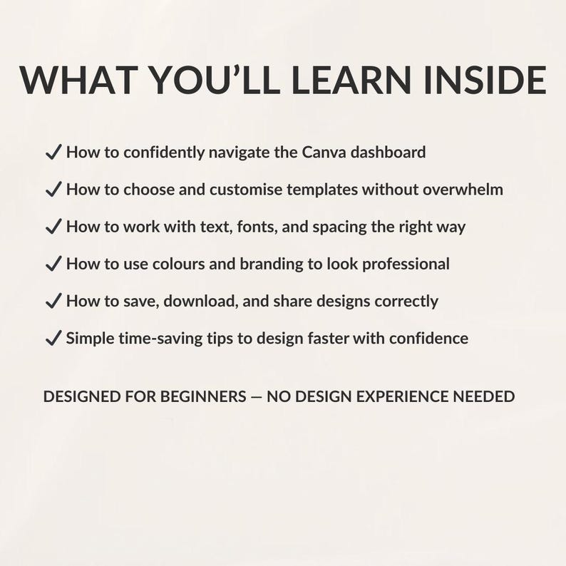 Canva Beginner Guide: 30-page Design Course + 200 Mockups (digital ...