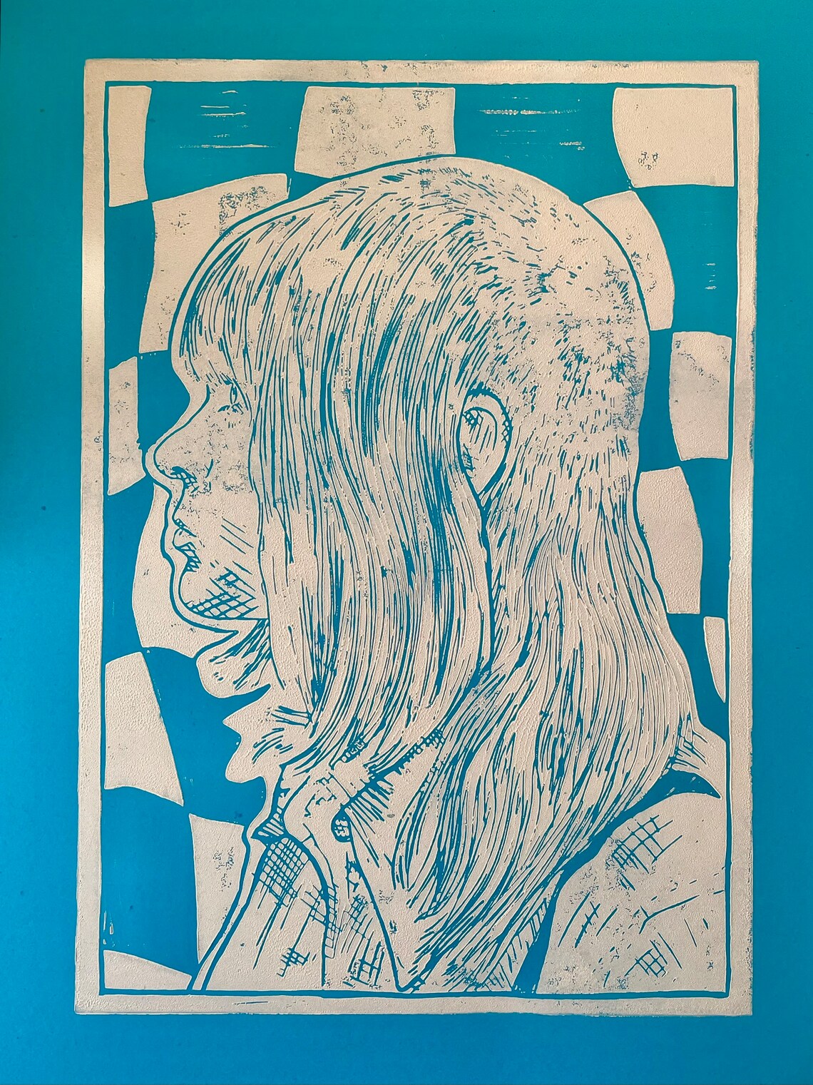 Skinhead Girl Self Portrait - Etsy