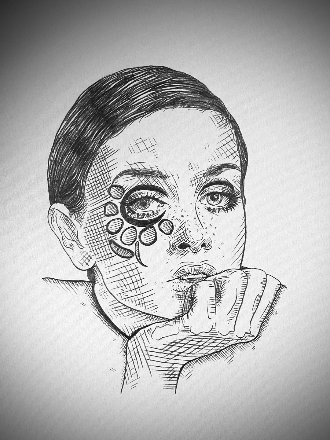 Twiggy Drawing - Etsy