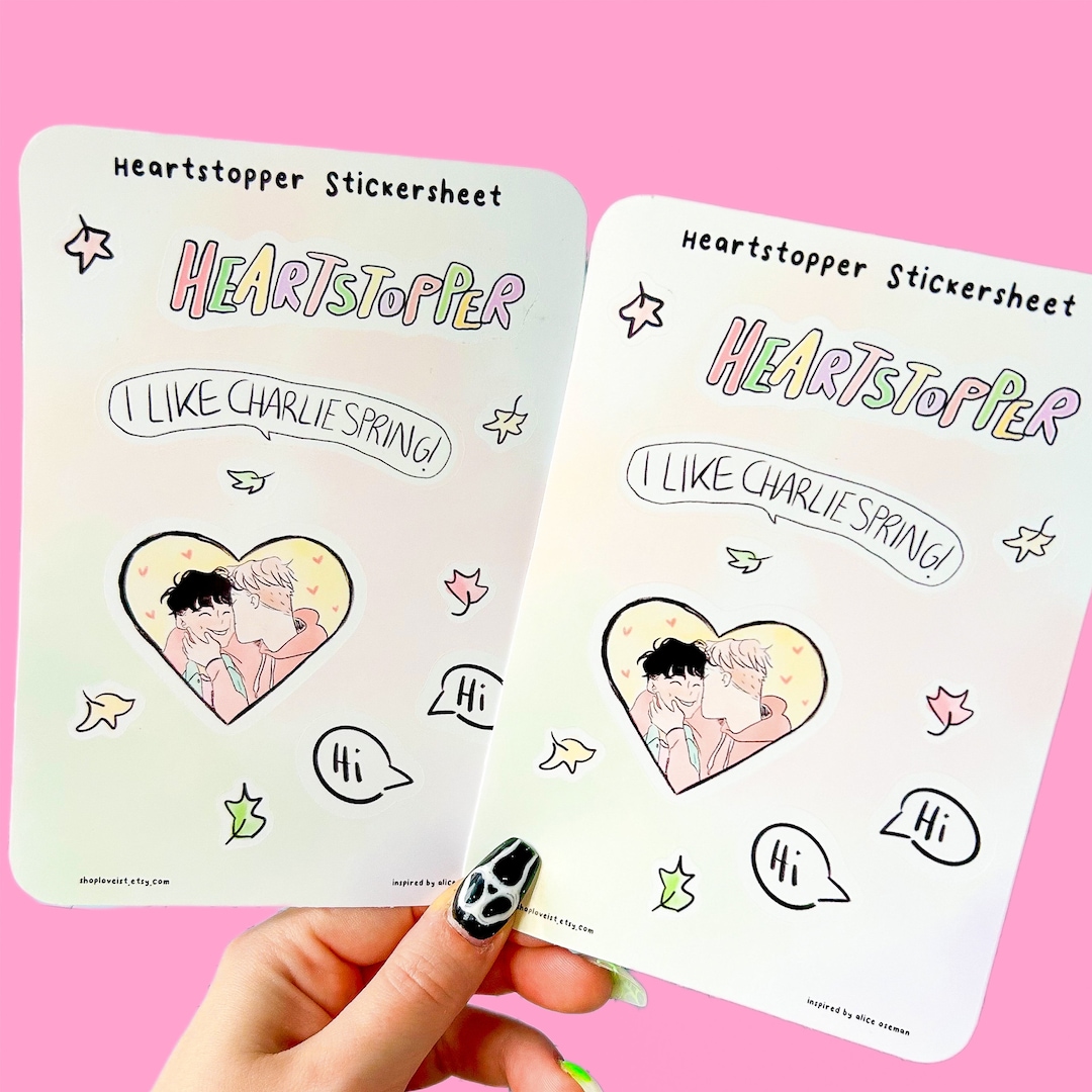 Heartstopper Sticker Sheet Sticker Lgbtq - Etsy