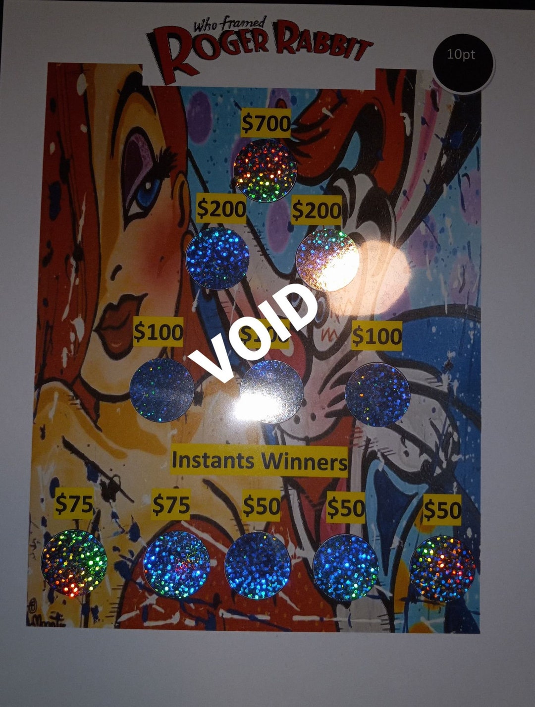 Who Framed Roger Rabbit Climber and Instants Bingo - Etsy