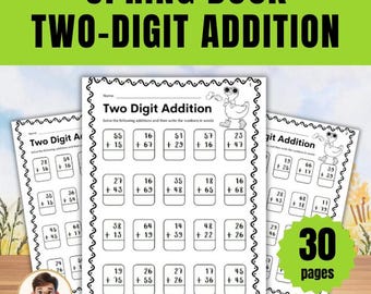 Kindergarten Worksheets. Math and Literacy Worksheets With Spring Theme ...