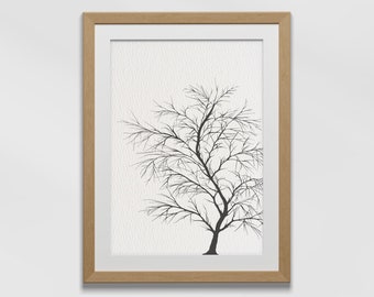 Bare Tree Art - Etsy