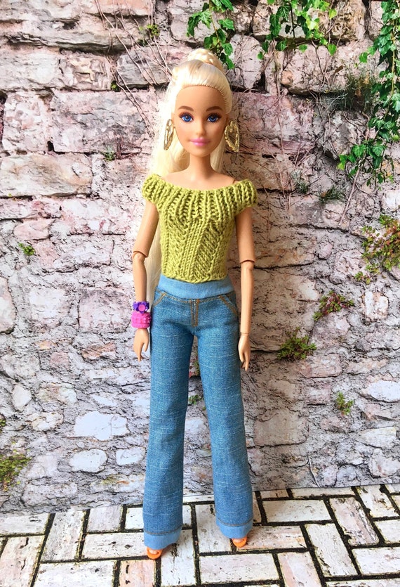 Dolls & Action Figures Barbie Clothes Doll Hoodie Barbie Jeans Doll ...