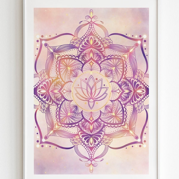 Mandala Poster - Etsy